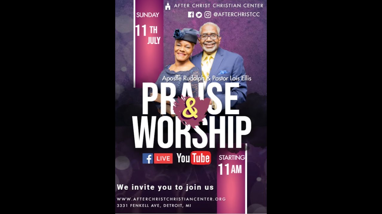 Welcome to Sunday Morning worship with Apostle Rudolph Ellis - YouTube
