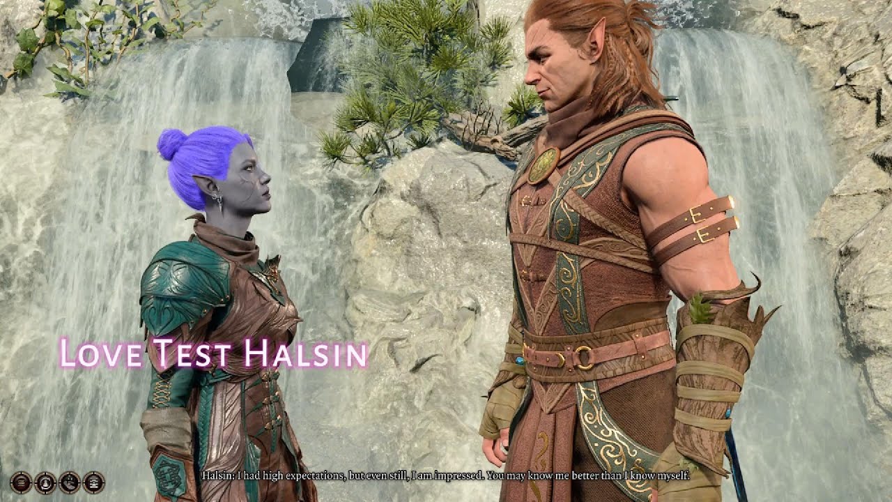 BG3: Love Test with Halsin - YouTube