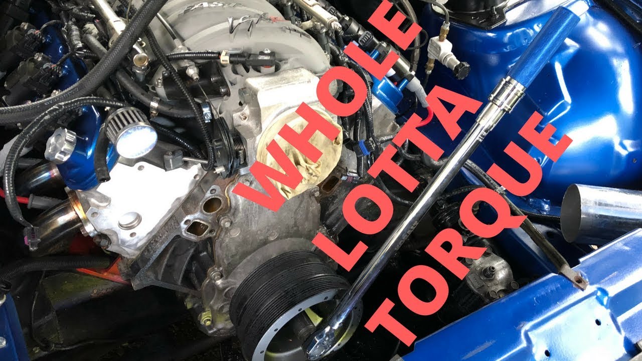 How to: Pinning the Crank on an LS Motor | LSA Blower Swap - YouTube