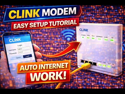 Setting Modem CLINK Biar Langsung Internet (WORK!) - YouTube