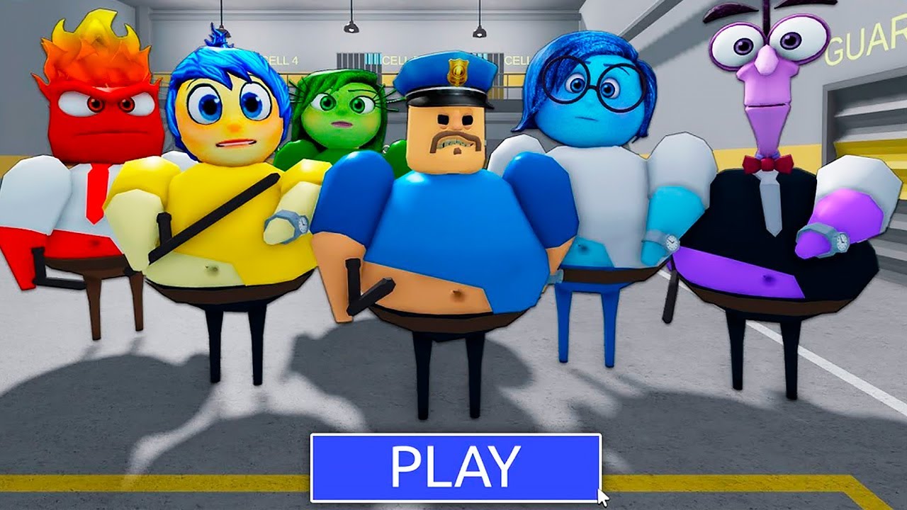 INSIDE OUT 2 FAMILY BARRY'S PRISON RUN OBBY ROBLOX - INSIDE OUT 2 ...