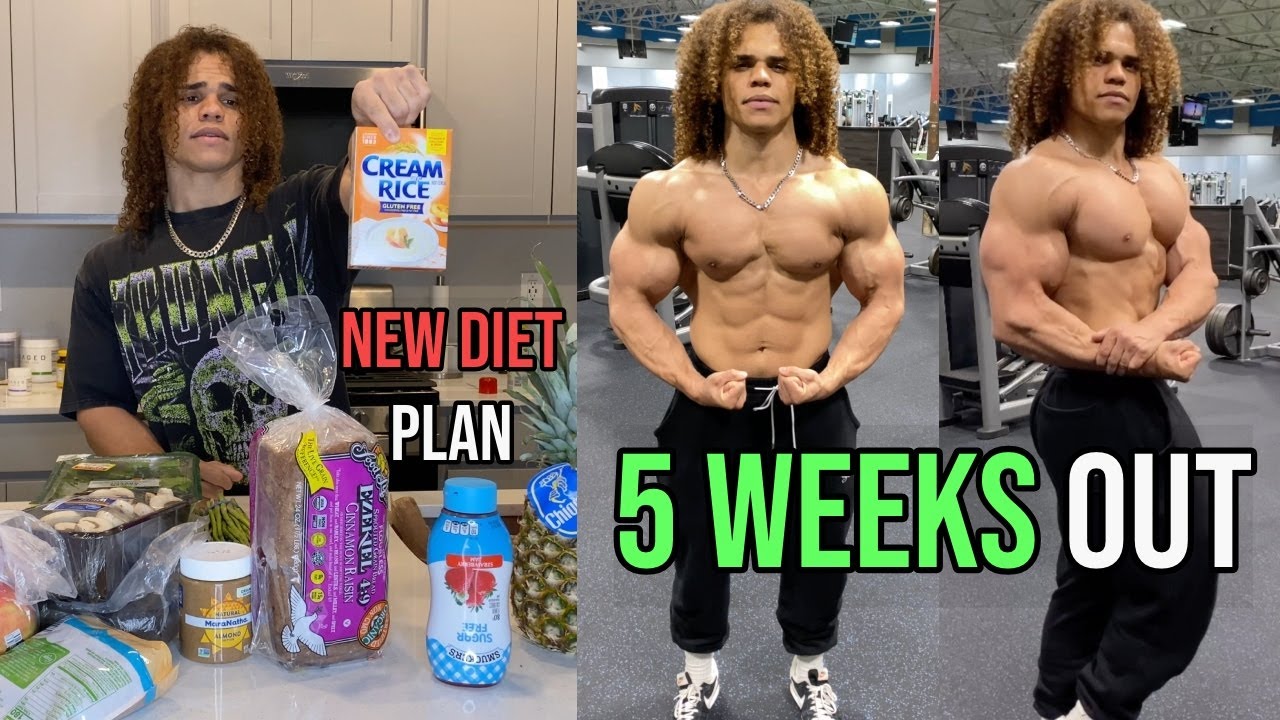 Full Day of Eating | Chest Day (5 Weeks Out) - YouTube