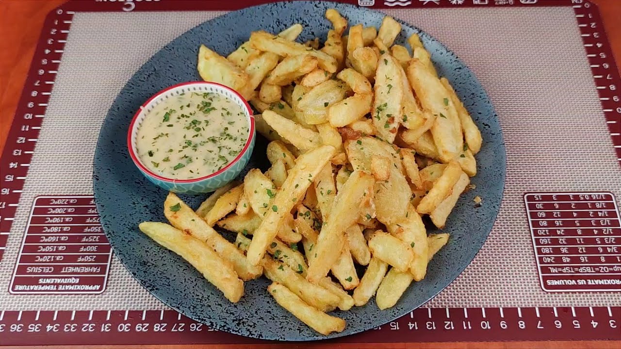 The secret of the famous crispy homemade french fries! This is the best ...