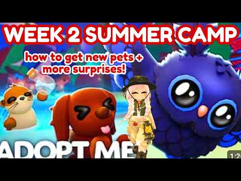 🔴 How To Get Sea Otters, Irish Setter, & Stygian Owl - WEEK 2 PETS in Summer Camp! #adoptme #roblox