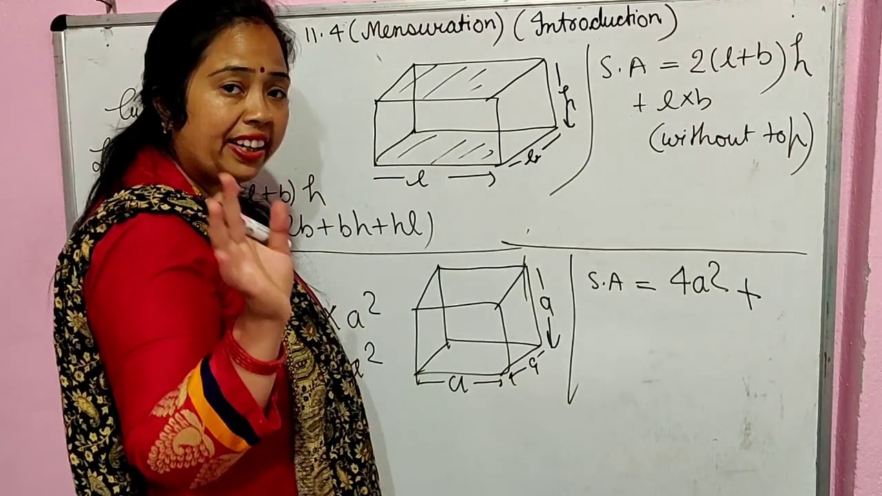 Mensuration Class 8th maths. Introduction and Ex 11.4(Qs no 1,2and3) By ...