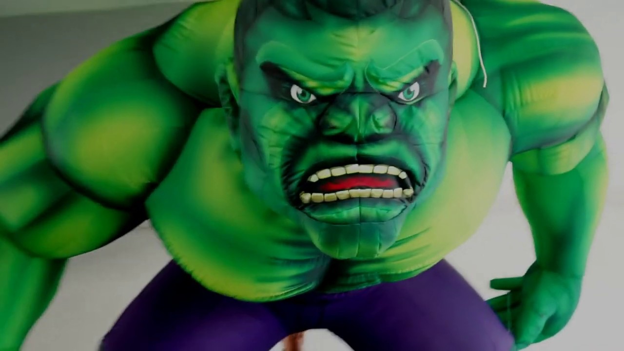Hanging Inflatable Balloon Hulk For Halloween Stage Decoration - YouTube