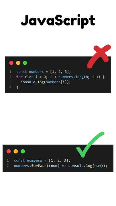 For Vs Foreach Choosing The Right Loop In Javascript For Vs Foreach In Js Youtube