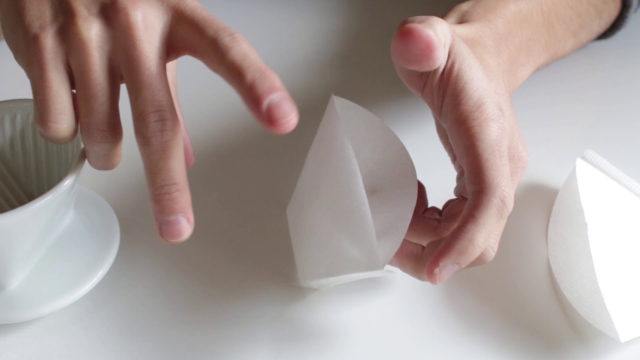 Coffee Tips How To Fold Your Paper Filter YouTube coffee-tips-how-to-fold-your-paper-filter-youtube