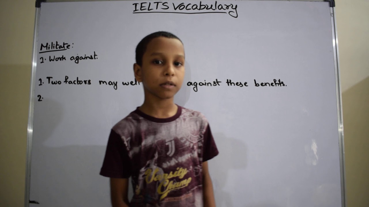 militate | IELTS words | English Vocabulary - YouTube