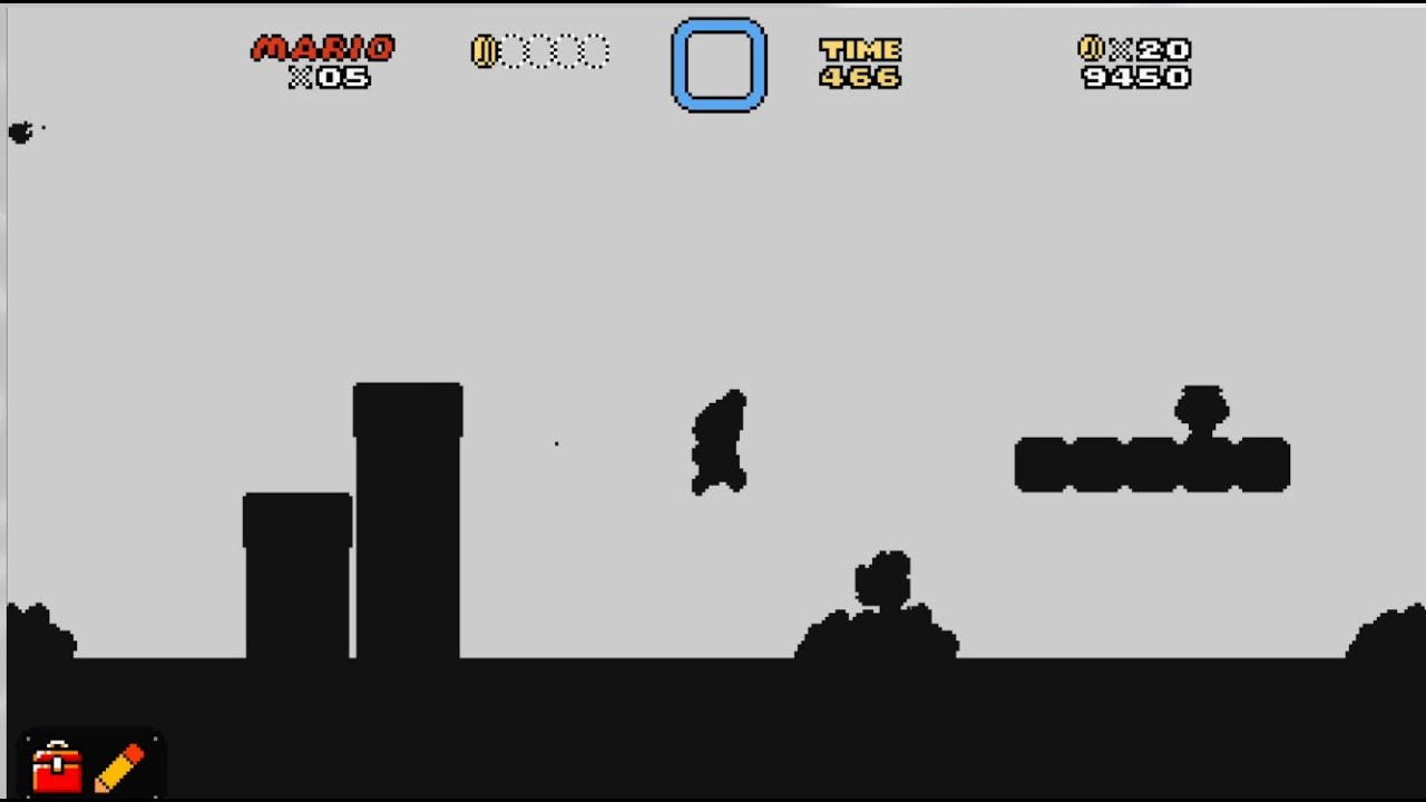 Eric's Super Mario Construct Levels: Silhouette Stage - YouTube