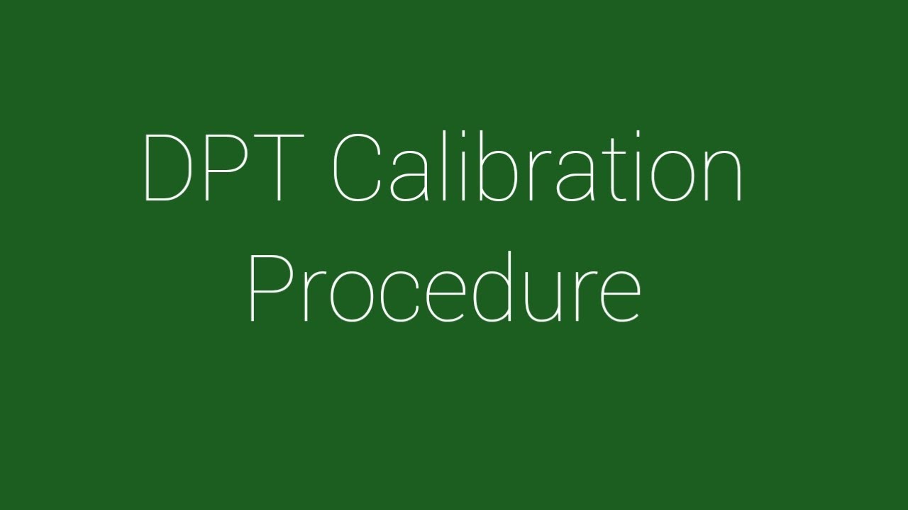 Differential pressure transmitter Calibration ! What is DPT CALIBRATION ...