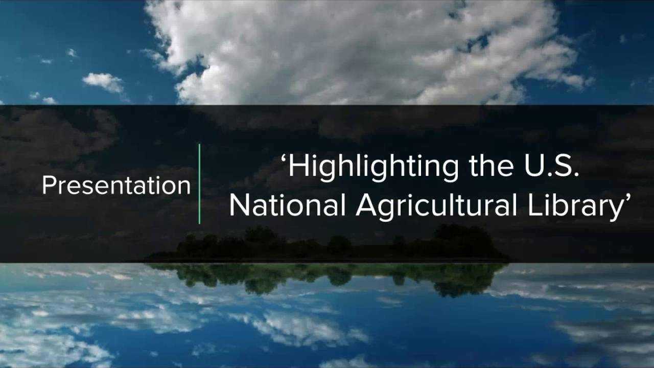 Islandora Webinar: 'Highlighting the U.S. National Agricultural Library ...