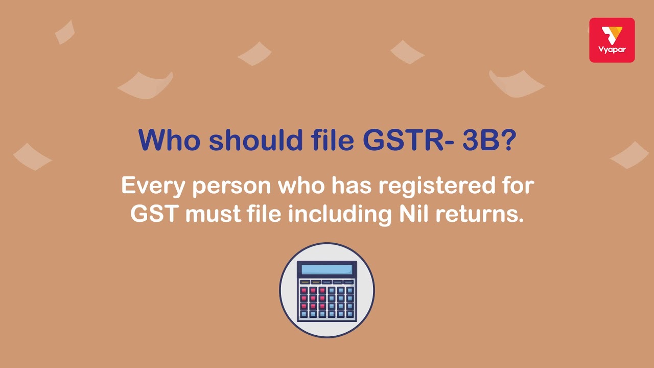 What is GSTR- 3B? - YouTube