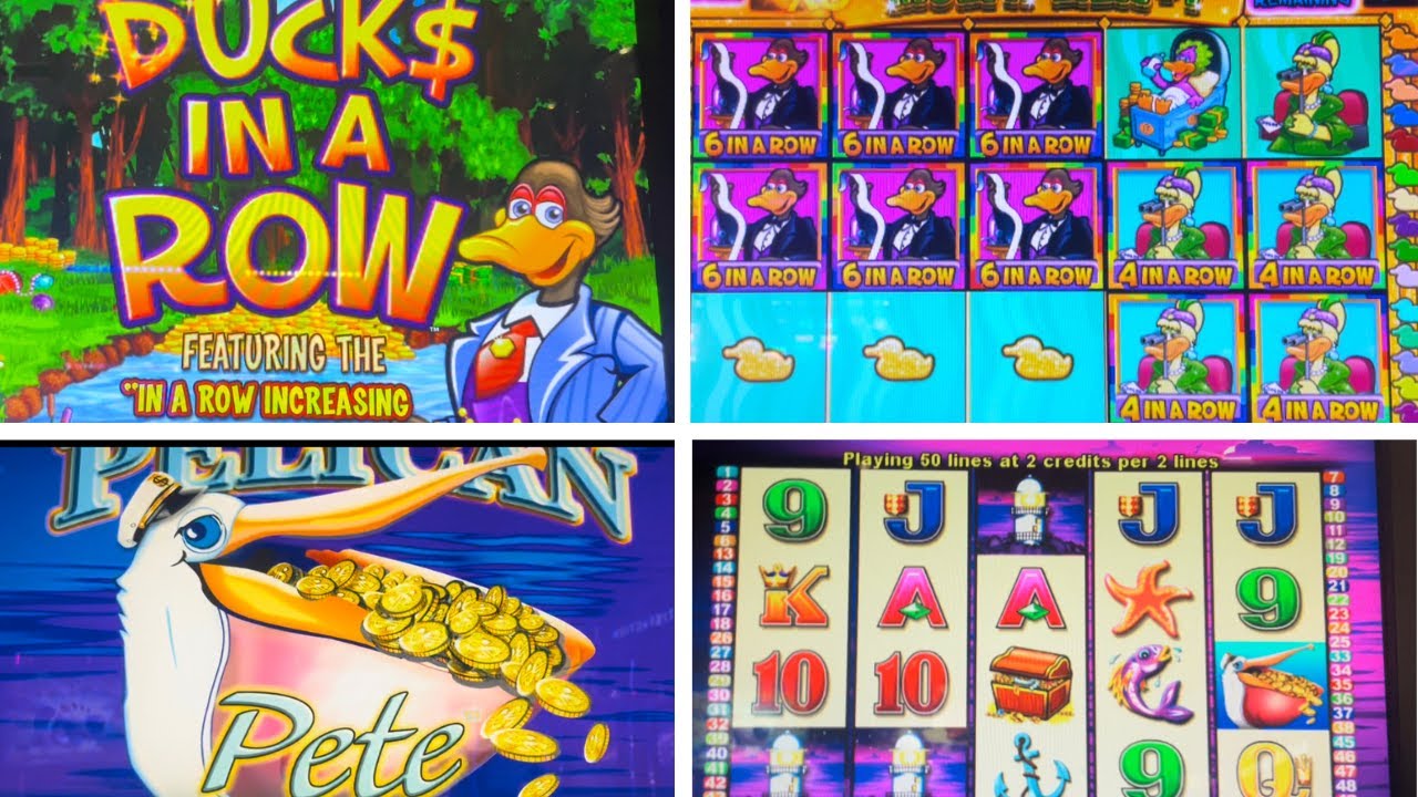 Classic Slot Machine Bonuses: Pelican Pete & Ducks in a Row - YouTube