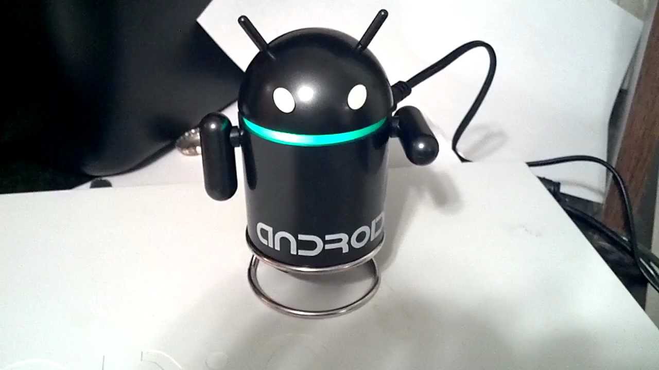 Android Robot USB Mini Radio & Speaker For i-phon - YouTube