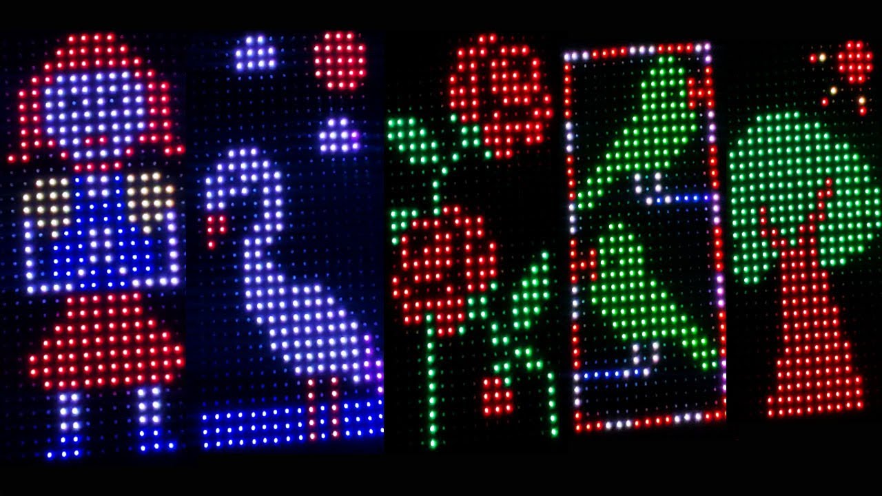 16x32 Pixel Led Animation Vertical Board Circuit Available 9827264608 ...