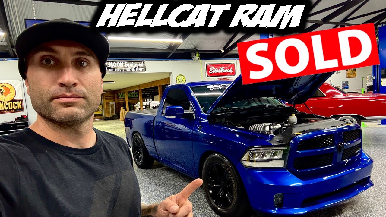 SOLD My Hellcat Swapped Supercharged 6.2L HEMI RAM 1500 Truck - YouTube