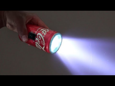 linterna led recargable casera fácil de hacer - YouTube