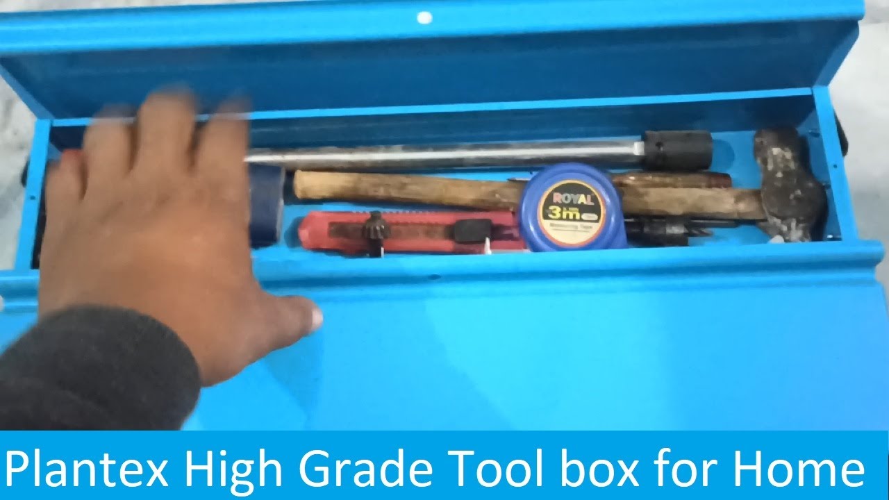 Plantex High Grade Tool Box for Home - YouTube