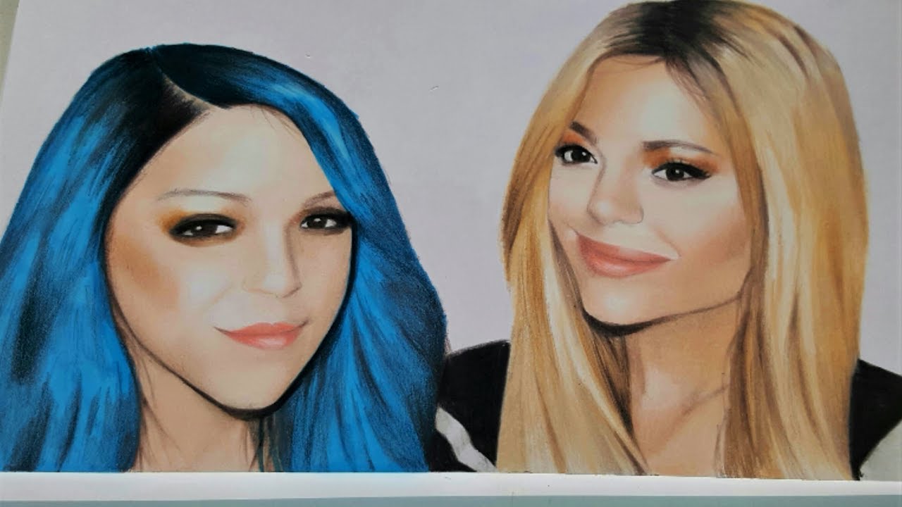 Drawing Youtubers Niki and Gabi (Spécial USA) #30 - YouTube