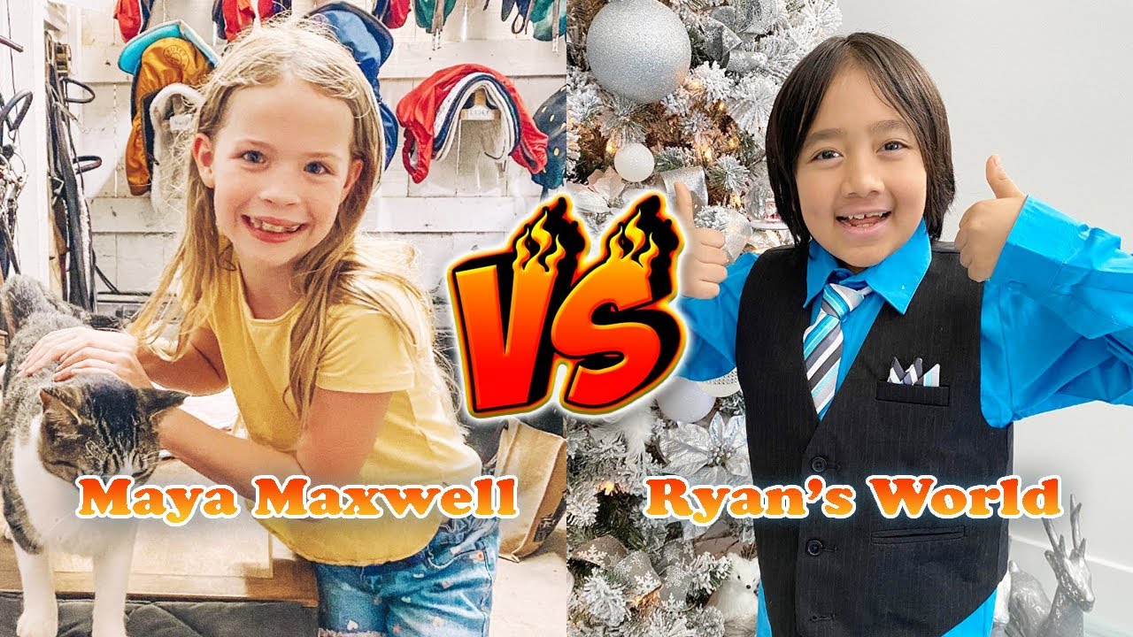 Ryan's World VS Maya Maxwell Transformation 👑 From Baby To 2024 - YouTube