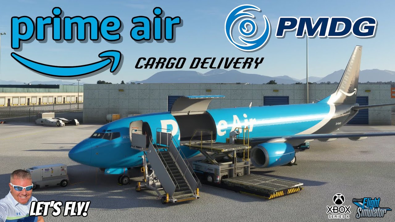 Amazon Prime Air PMDG 737 Cargo Delivery From Vancouver To Seattle ...