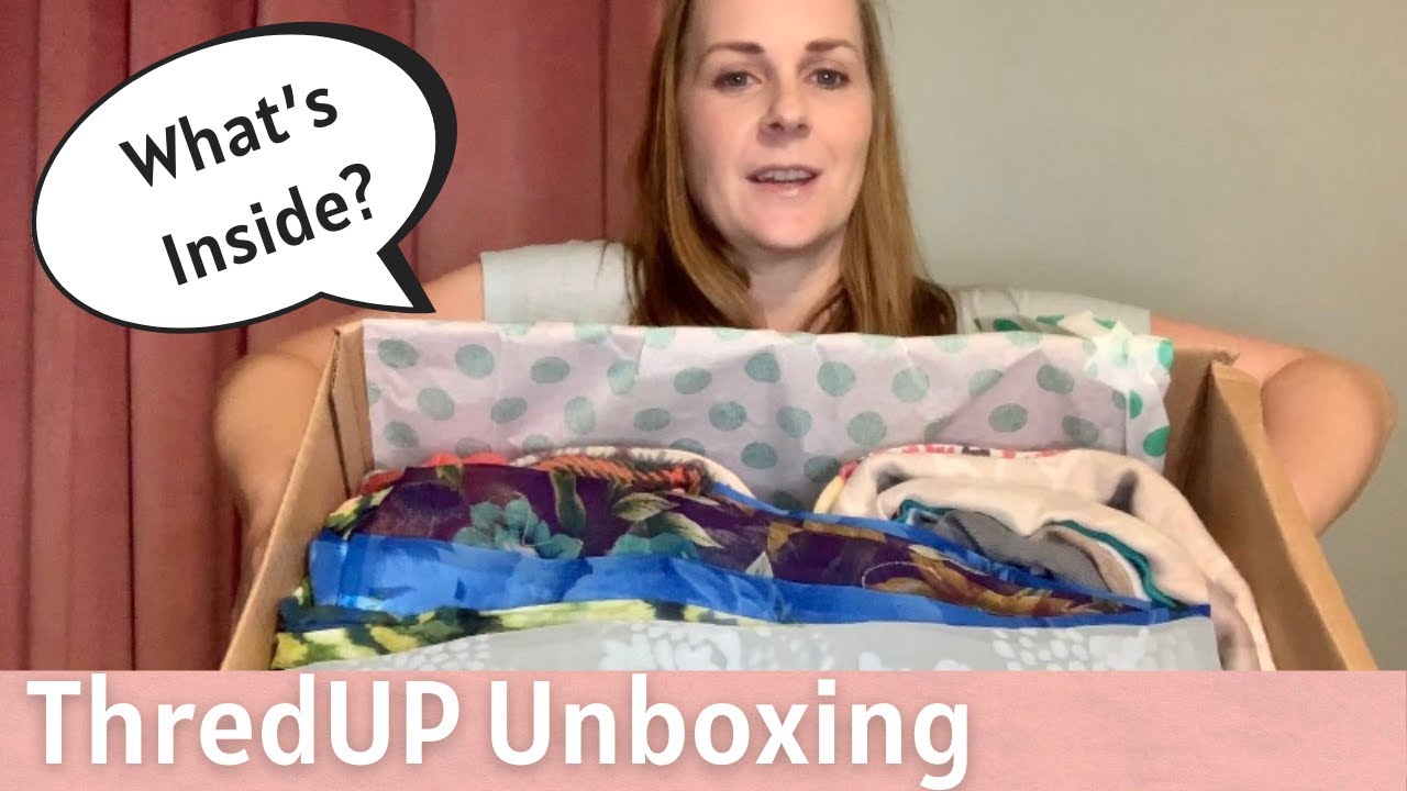 Unboxing ThredUP Scarf Rescue Mystery Box - YouTube