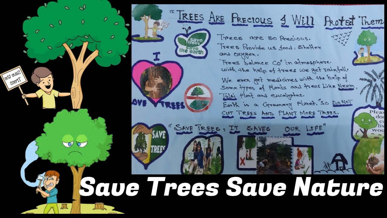 Save Trees Poster Making Compeions For Students And Teachers In English - Infoupdate.org