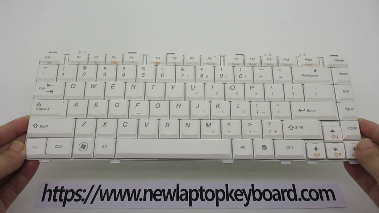 Original Lenovo Ideapad Y550 Y560 Y450 V460 B460E Laptop keyboard - YouTube