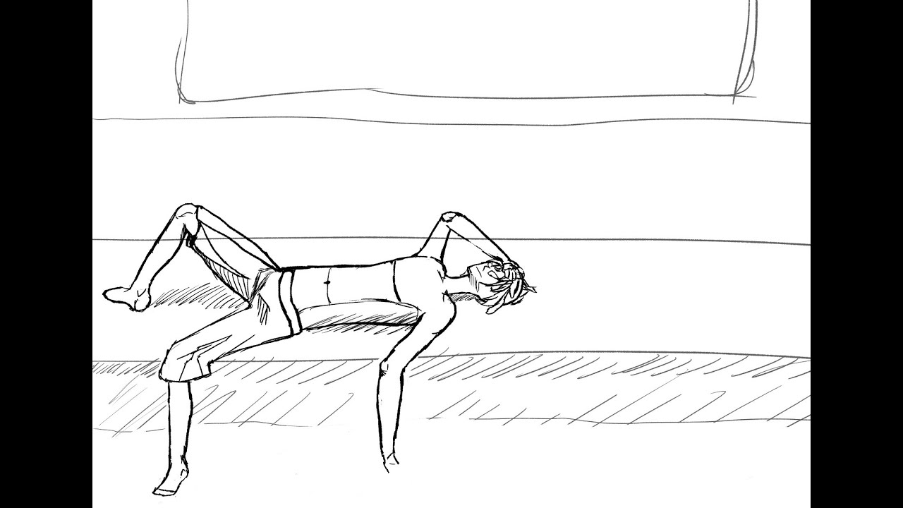 Laying down sketch - YouTube
