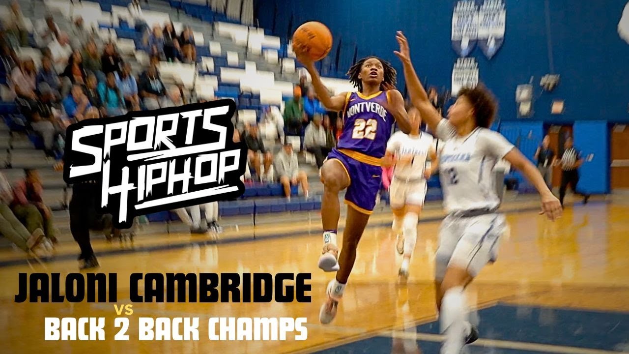 Jaloni Cambridge WENT OFF Against Back 2 Back STATE CHAMPS! | Montverde ...