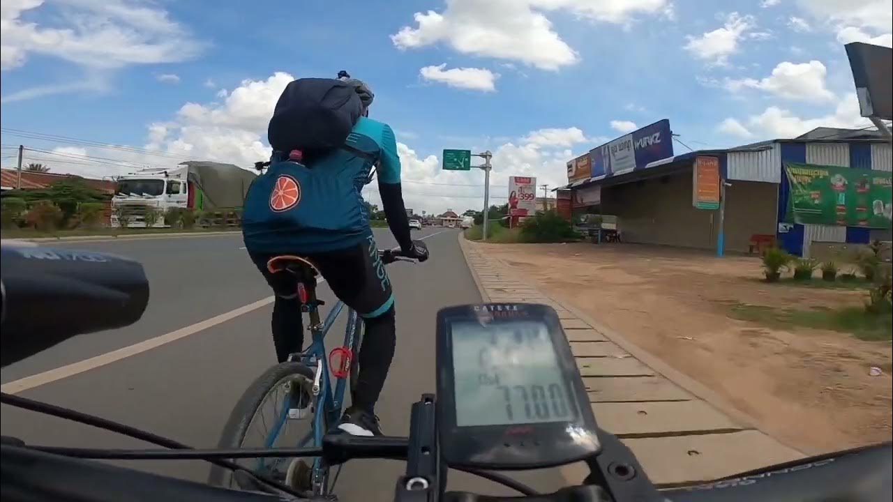 Ride bike to kompot city 148km PART 9 - YouTube