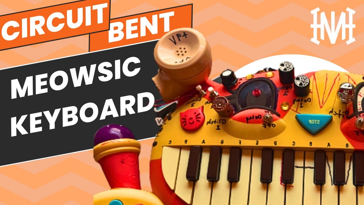 『Circuit Bent』MEOWSIC Cat Keyboard - YouTube