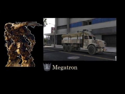Transformers characters in GTA 5