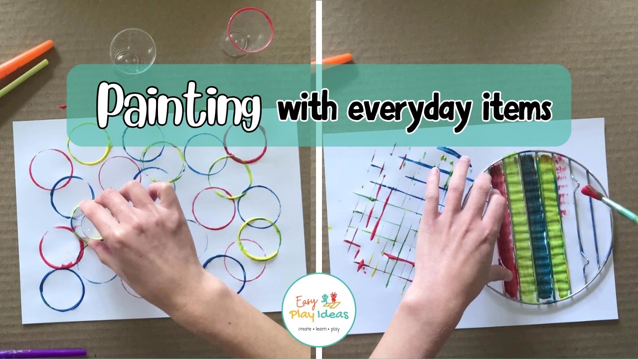 Creative Painting Ideas for Kids using Everyday Items | DIY Kids ...