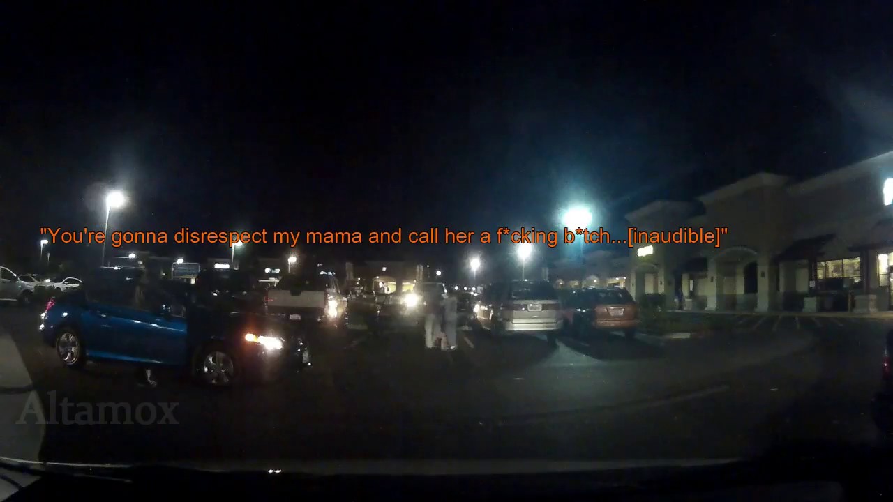 Road Rage Over A Parking Space - Vallejo, California - YouTube