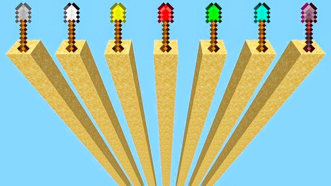 What is the fastest shovel in Minecraft ? - YouTube