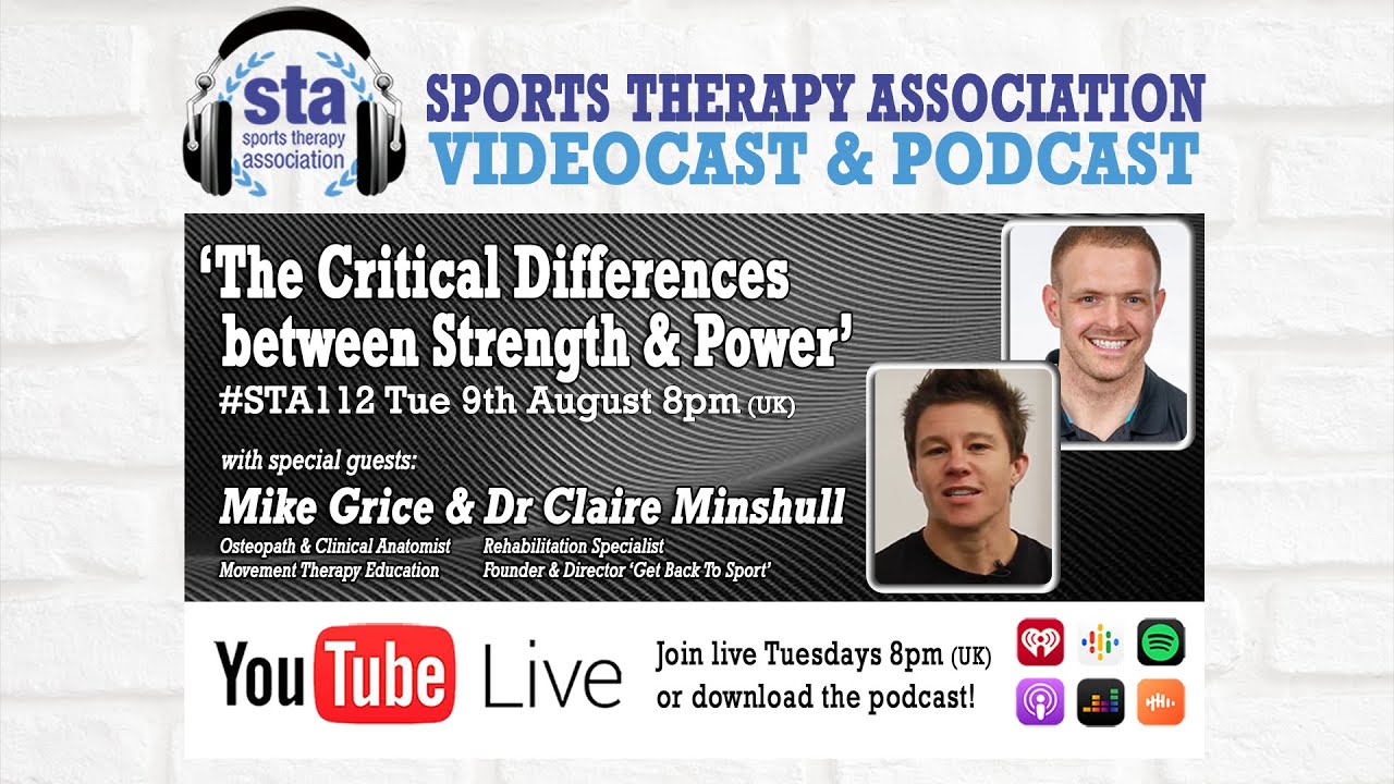 STA112: 'The Critical Differences Between Strength & Power' with ...