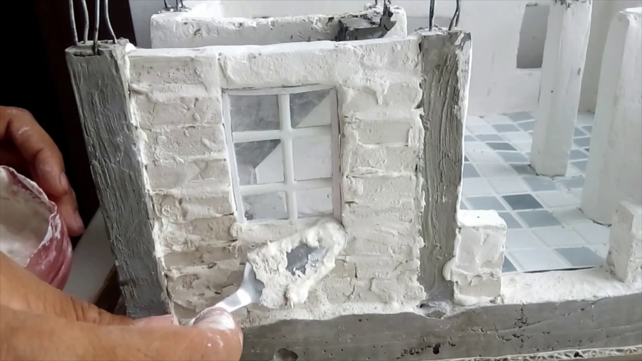 Mini windows - miniature model of the house - YouTube