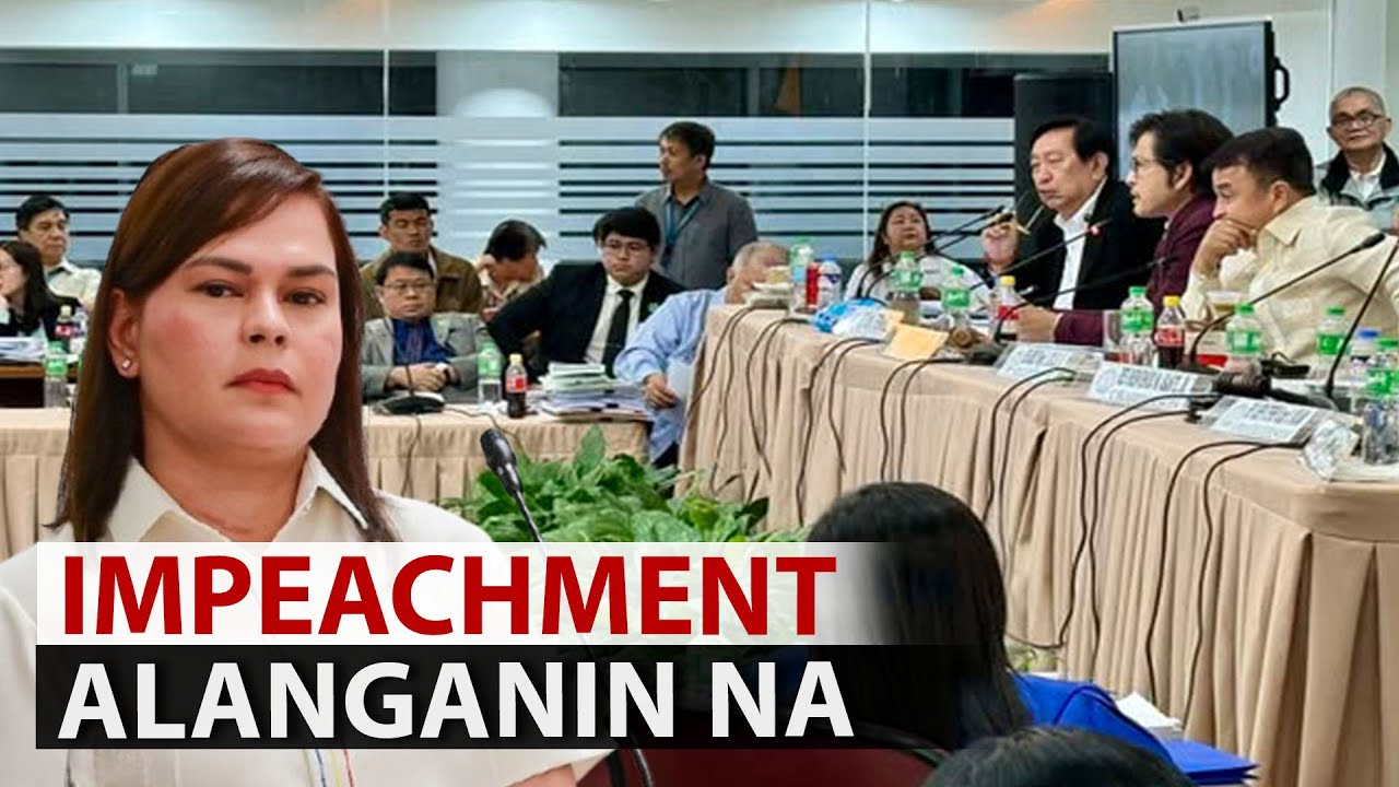 Impeachment kay VP SARA alanganin na - YouTube