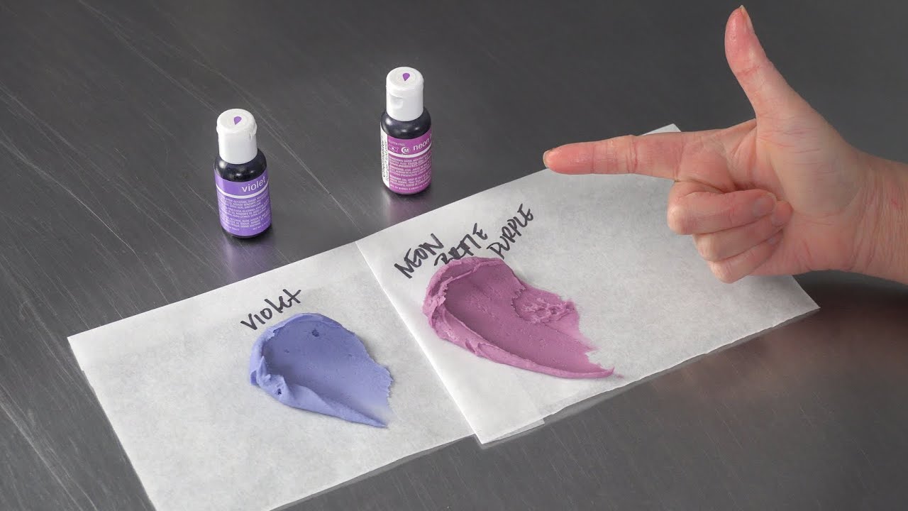2 Must Have Purple Food Coloring Gel For Cake Decorating [ Cake ...