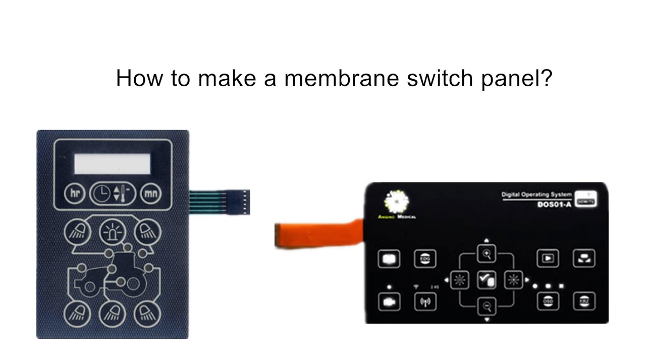 Membrane switch panel - YouTube