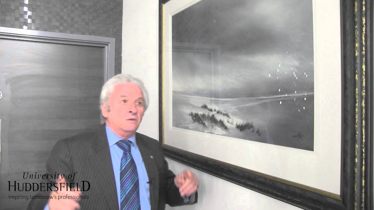 Yorkshire artist Ashley Jackson on his original painting gifted to the ...