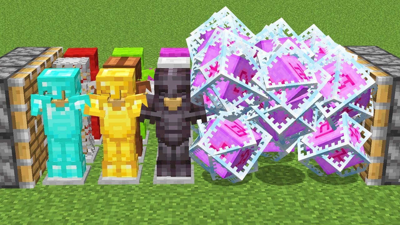 how to make end crystal armor? - YouTube