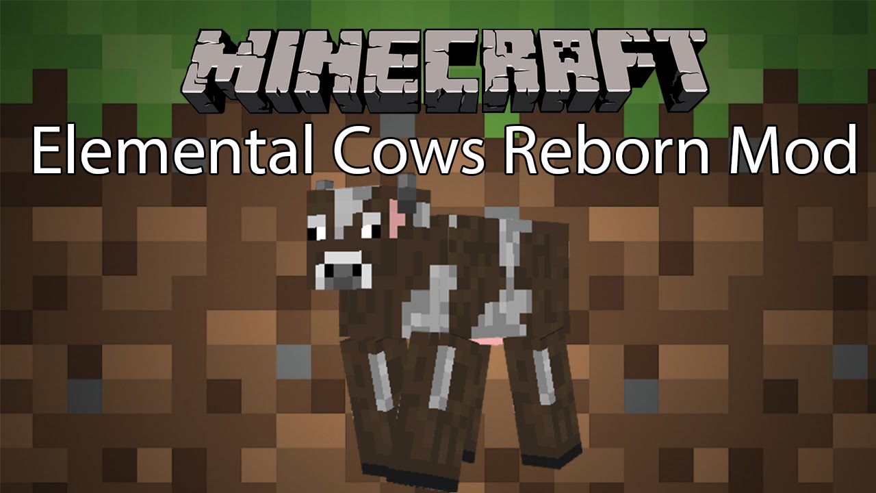 Minecraft Mod รีวิว - Mod วัวหลายธาตุุ | Elemental Cows Reborn Mod [1.8] - YouTube