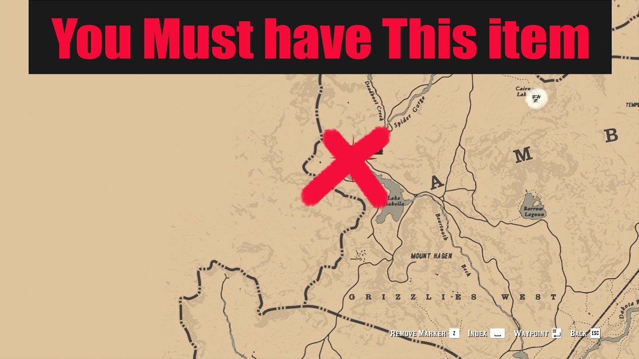 A very useful and important item that you should find immediately ...