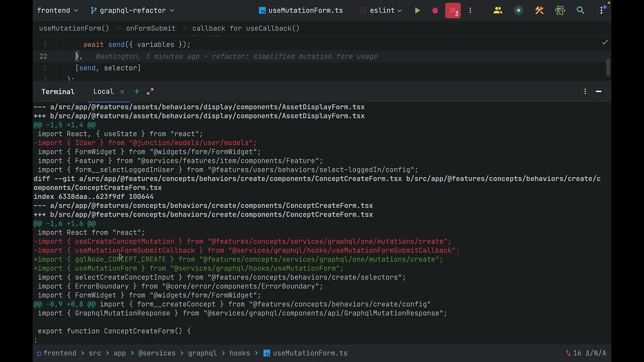Devlog Refactoring Session Review Simplified Usemutationform Hook Youtube