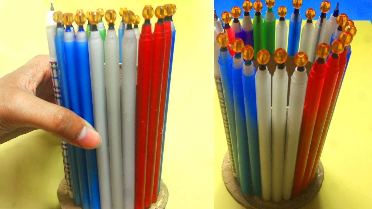 How To Make A Pen Holder With Waste Pens Handmade Pen Stand DIY Pen Stand YouTube how-to-make-a-pen-holder-with-waste-pens-handmade-pen-stand-diy-pen-stand-youtube