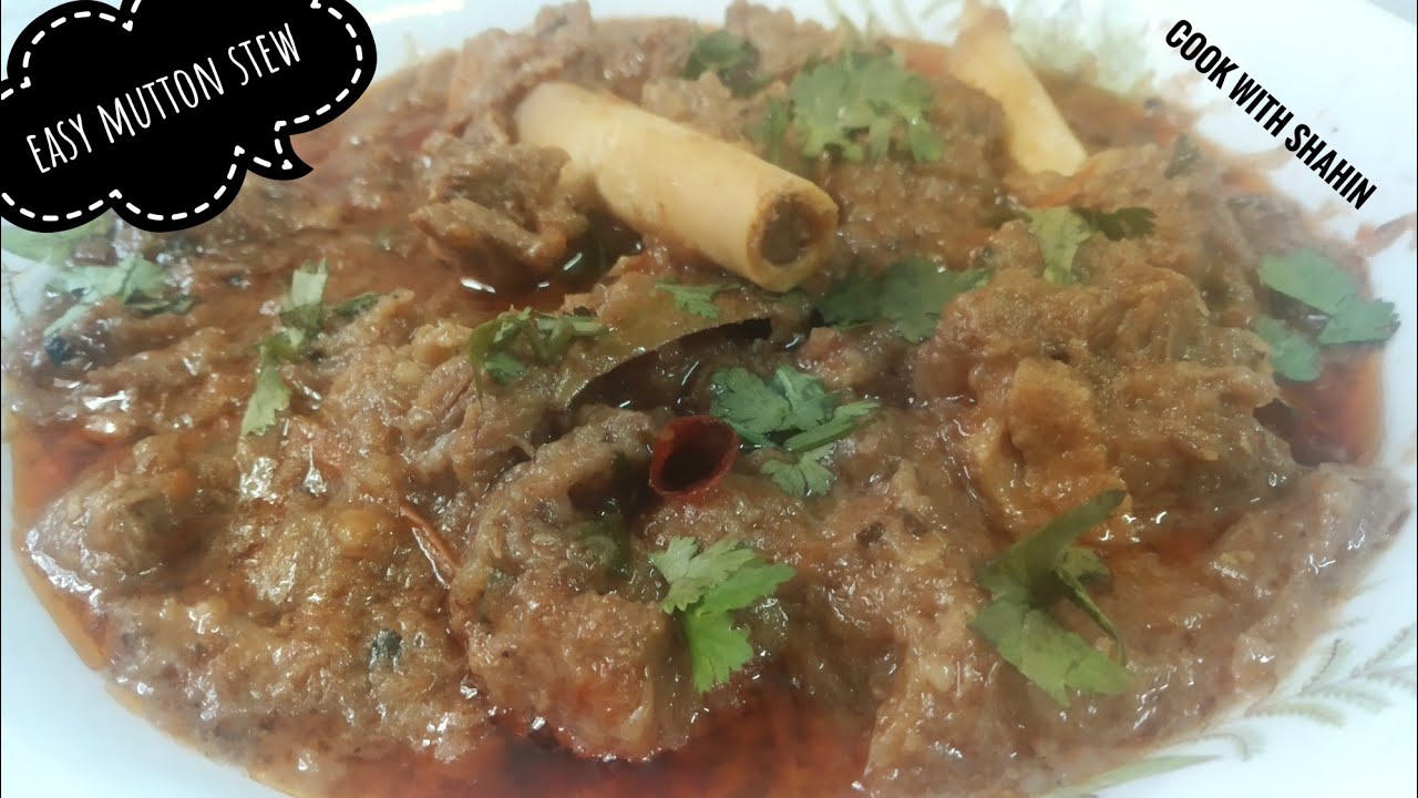 Easy Mutton Stew | recipe for beginners | quick n easy mutton stew ...