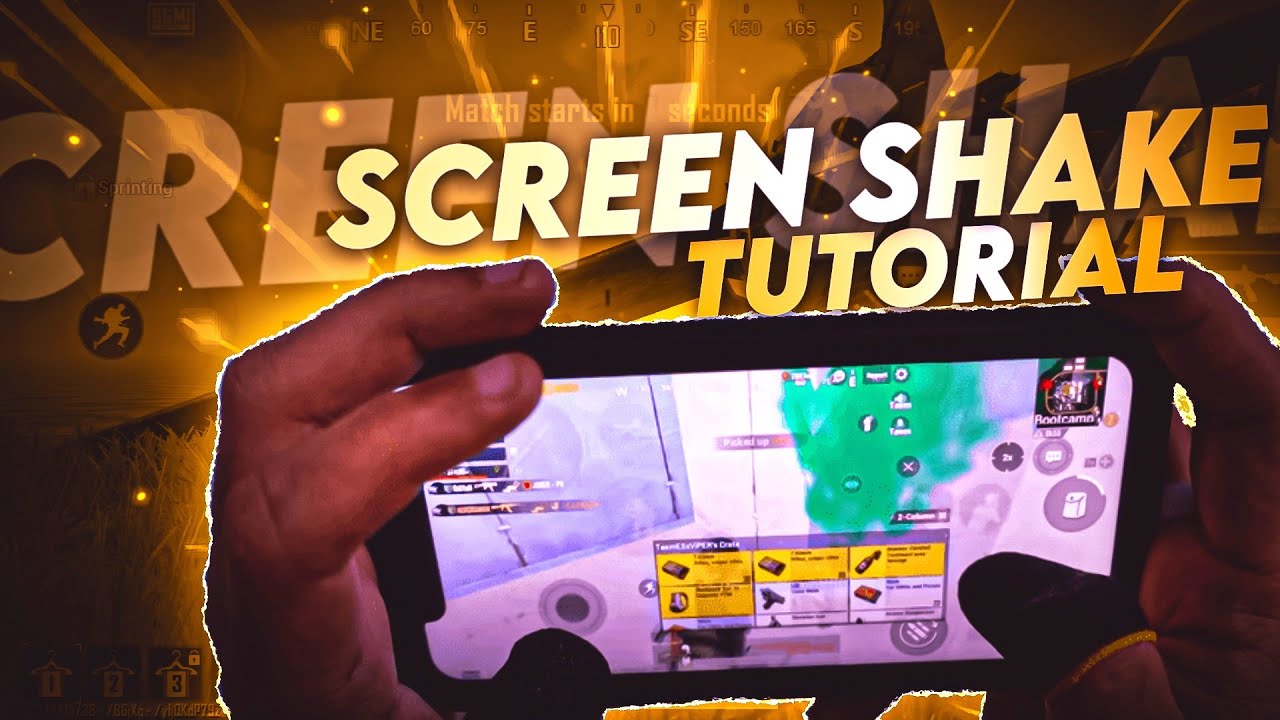 Screen Shake kaise karen | How to do Screen Shake in bgmi | Screen ...